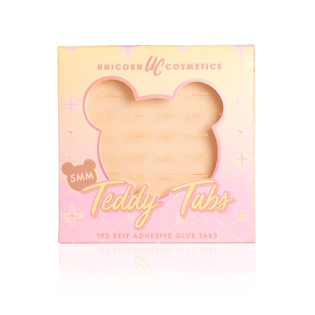 Teddy Tab - 5mm Pre-Glued Adhesive Tabs – Unicorn Cosmetics