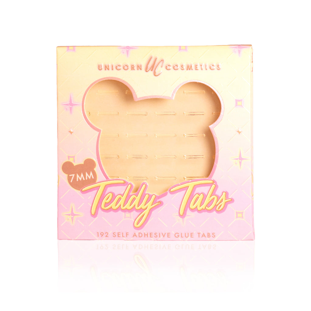 Teddy Tab - 7mm Pre-Glued Adhesive Tabs – Unicorn Cosmetics